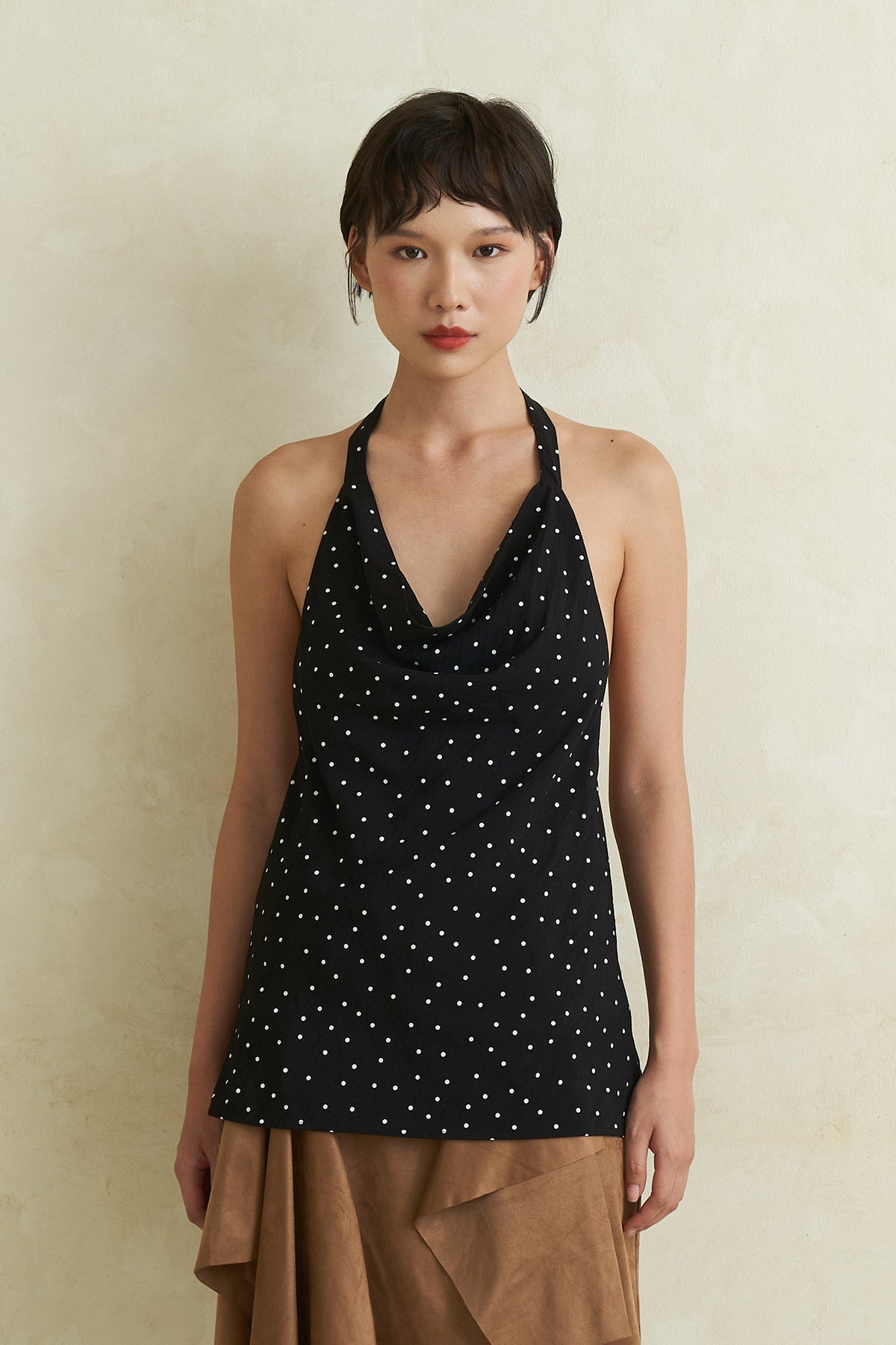 BLISS HALTER TOP BLACK